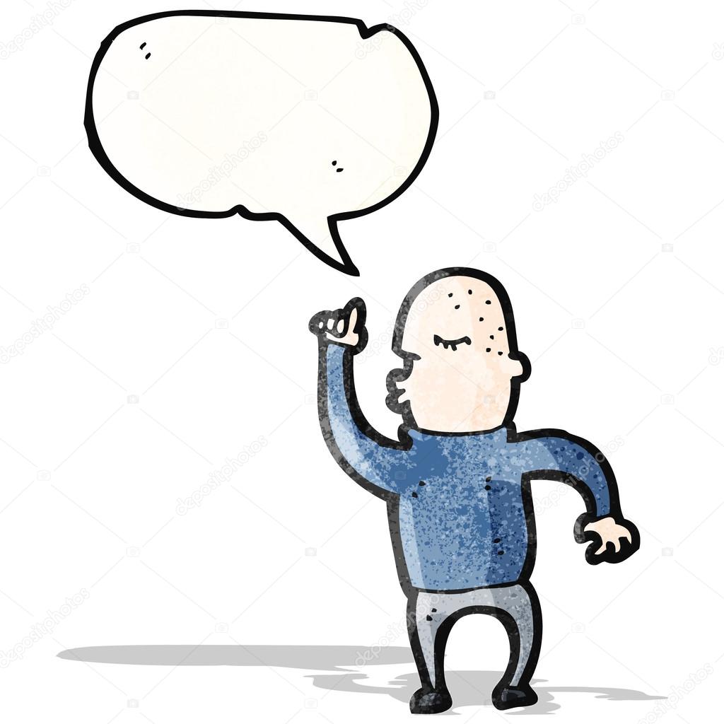 Cartoon man explaining Stock Vector Image by ©lineartestpilot #53367867