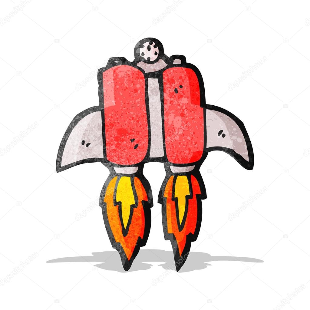 Cartoon rocket pack Stock Vector by ©lineartestpilot 53370005