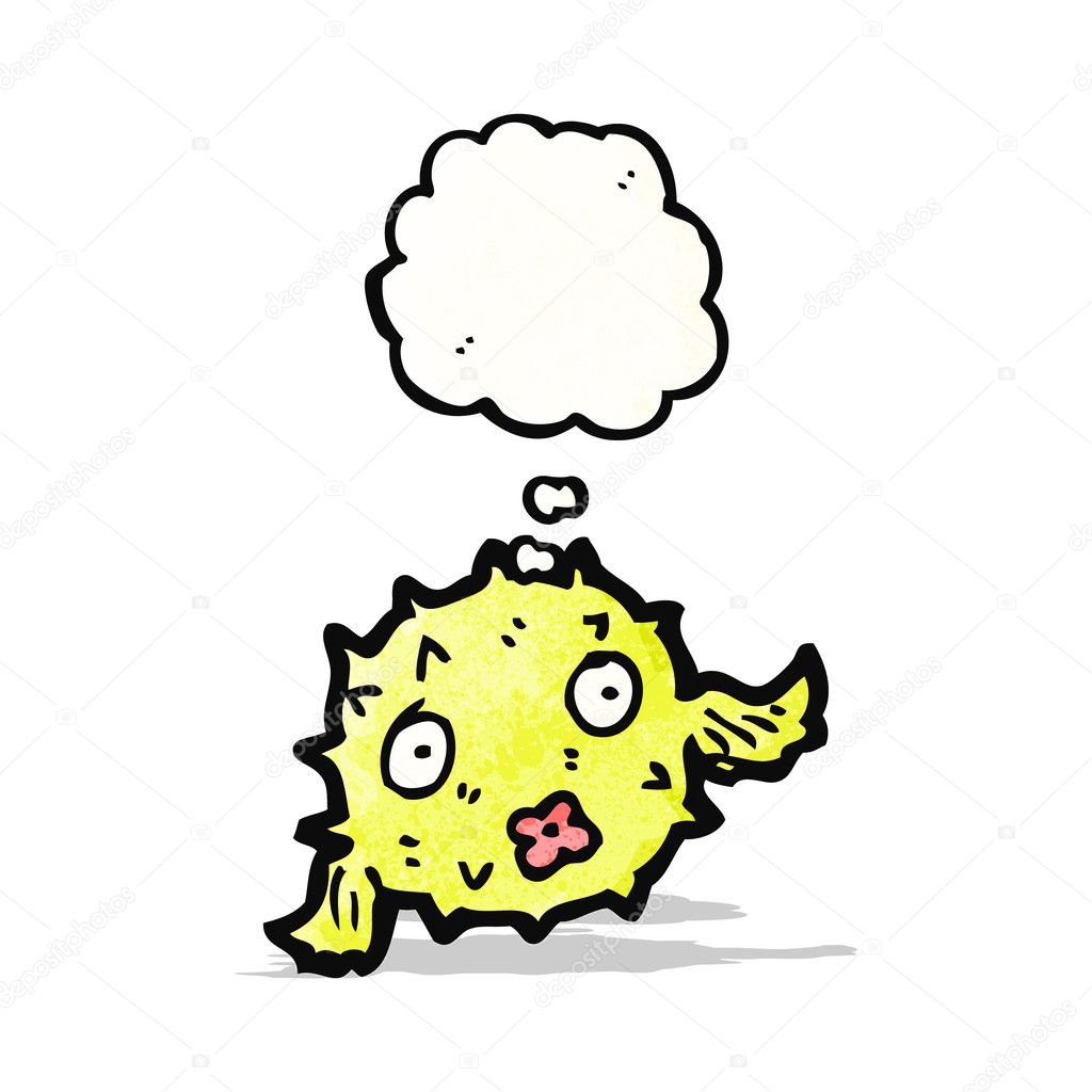 Puffer fish cartoon Stock Vector by ©lineartestpilot 53370611