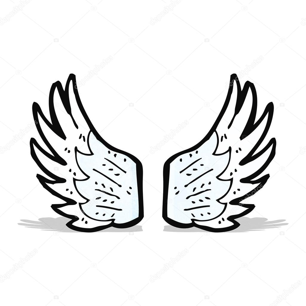 Cartoon wings Stock Vector by ©lineartestpilot 53374093