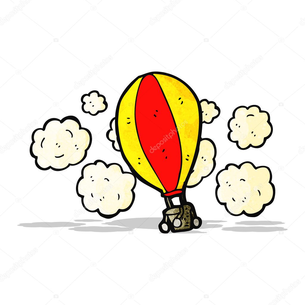 Hot air balloon cartoon Stock Vector Image by ©lineartestpilot #53374927