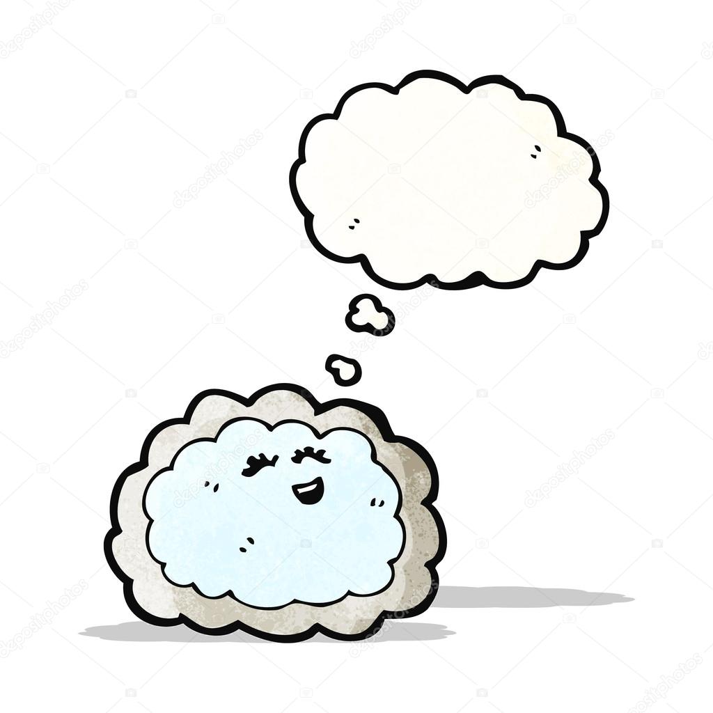 Cartoon cloud with silver lining Stock Vector by ©lineartestpilot 53376525