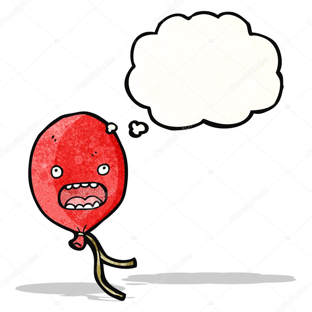 Cartoon floating balloon Stock Vector by ©lineartestpilot 53376911