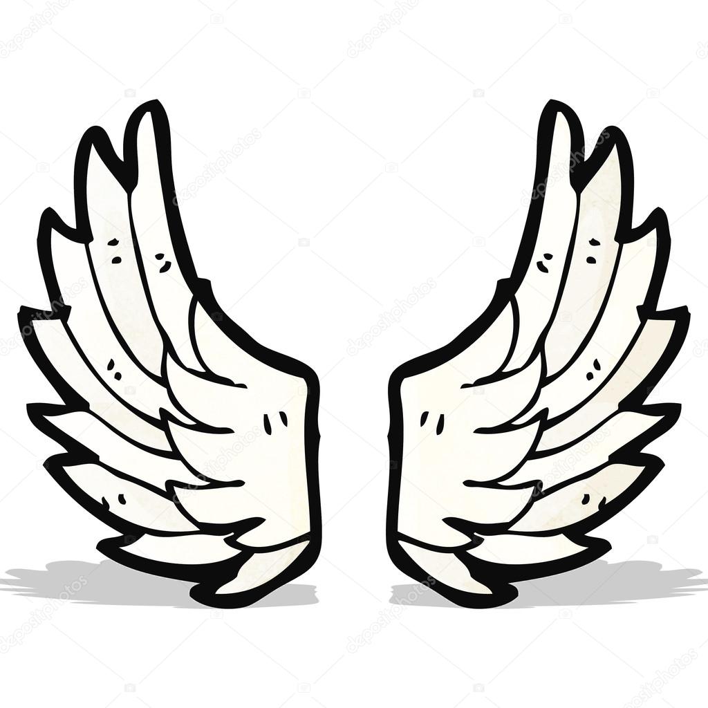 Cartoon angel wings Stock Vector Image by ©lineartestpilot #53376931