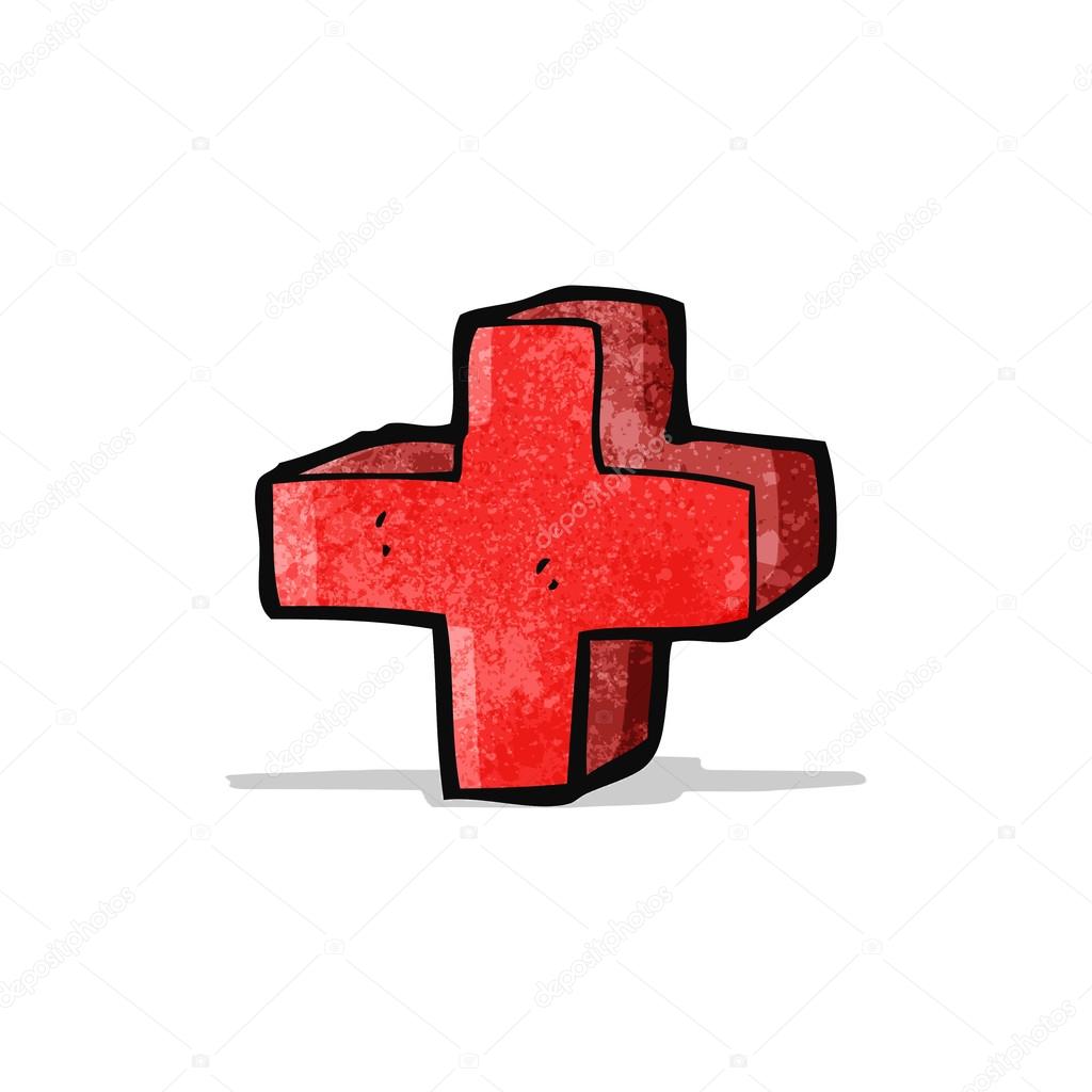 Cartoon addition symbol Stock Vector by ©lineartestpilot 54102973