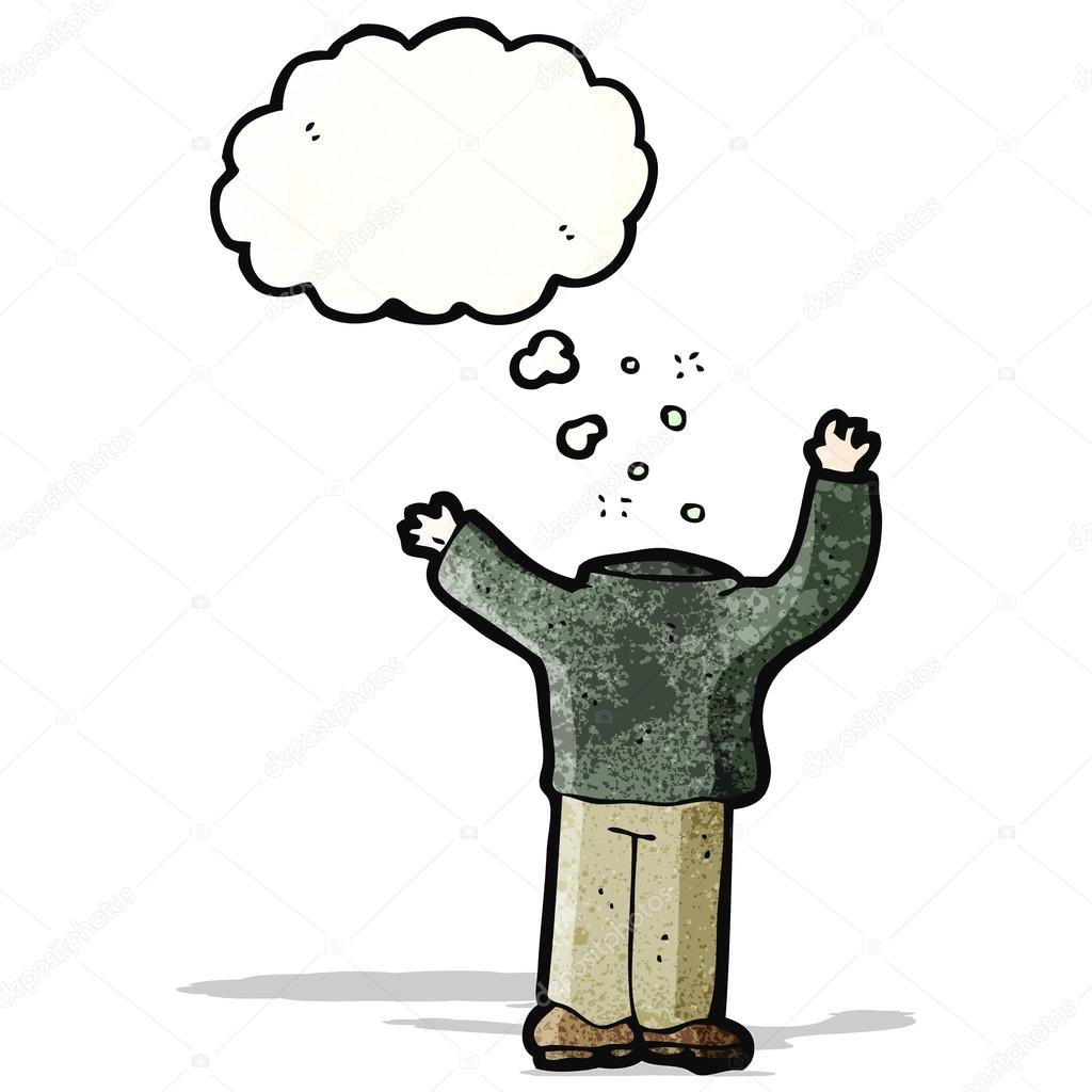 Cartoon headless man Stock Vector Image by ©lineartestpilot #54447907