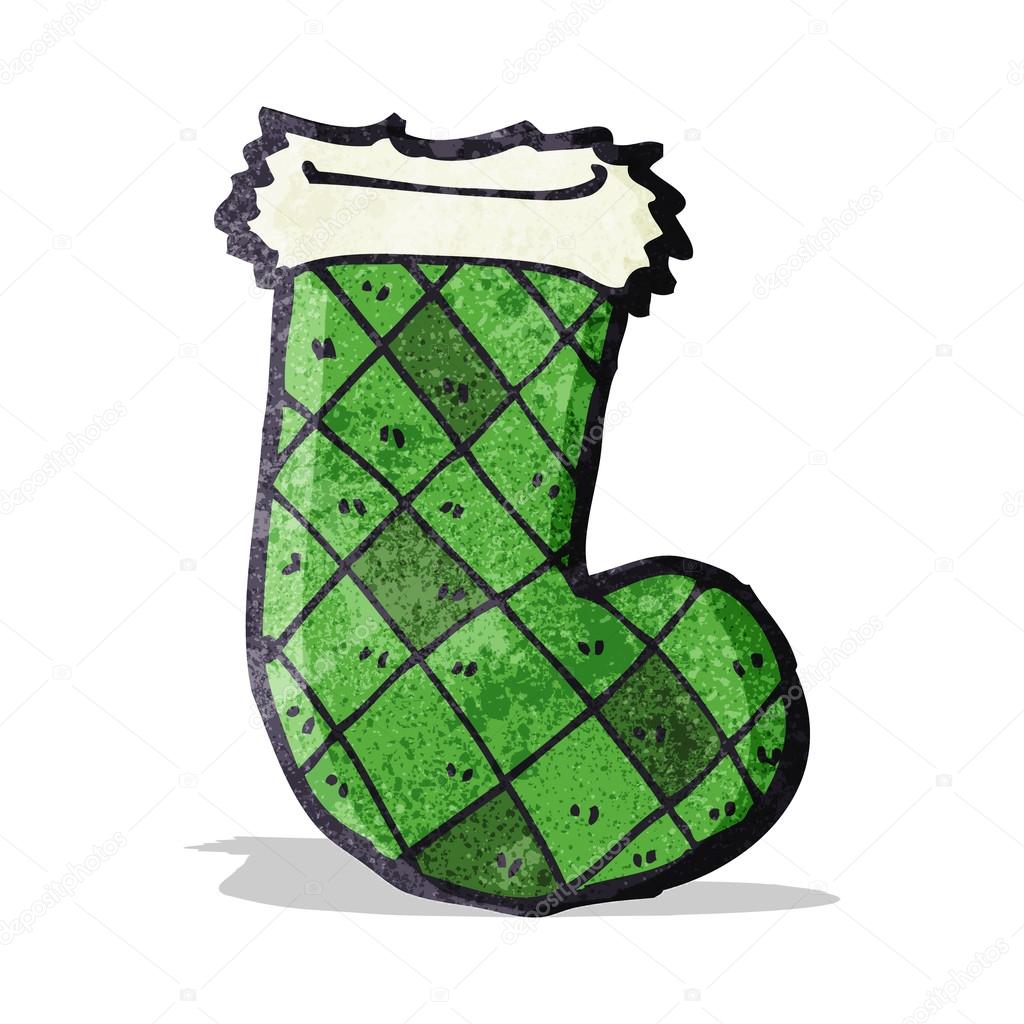 Cartoon christmas stocking Stock Vector Image by ©lineartestpilot #54458539