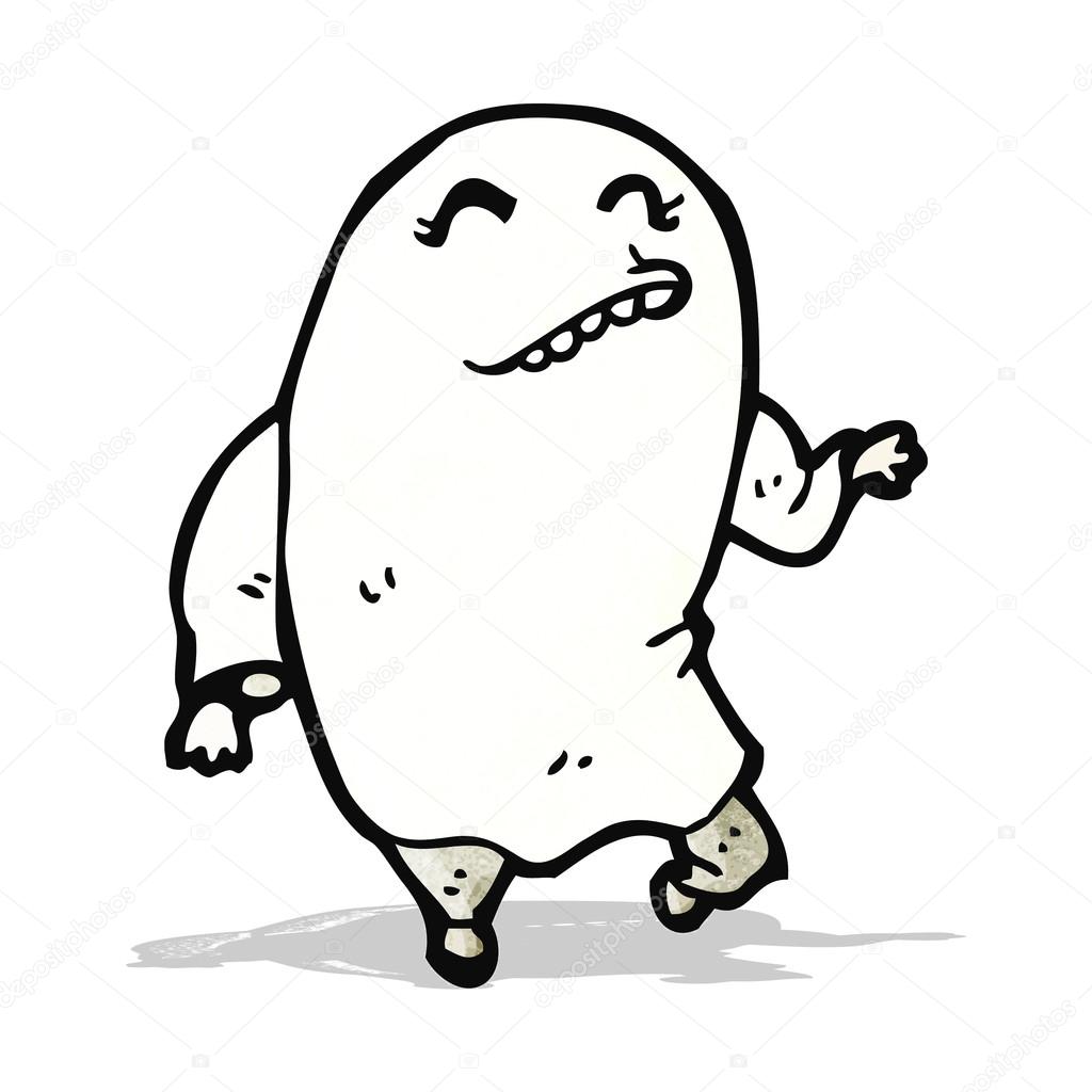 Dancing ghost cartoon Stock Vector Image by ©lineartestpilot #54458559