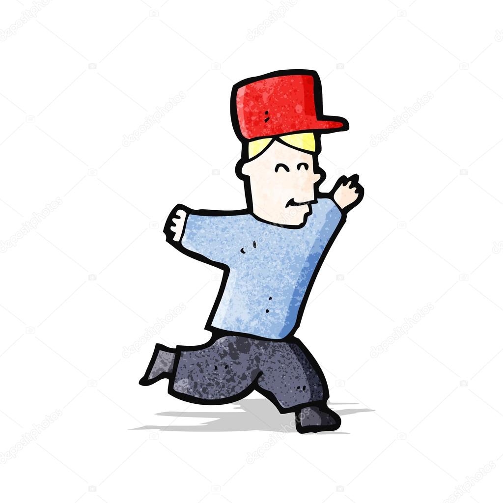 Cartoon man running Stock Vector by ©lineartestpilot 56297591