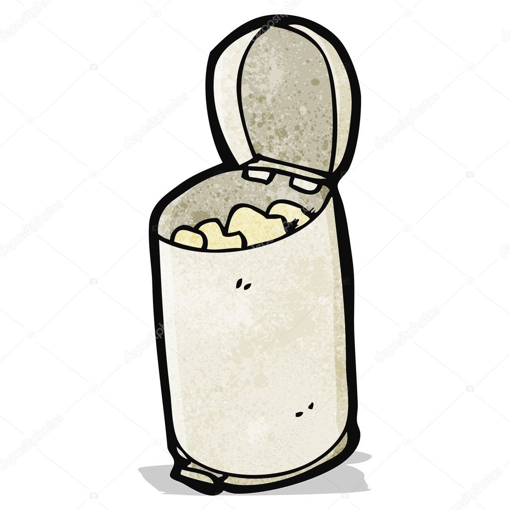 Caricatura cocina bin Vector de stock #56303385 de ©lineartestpilot