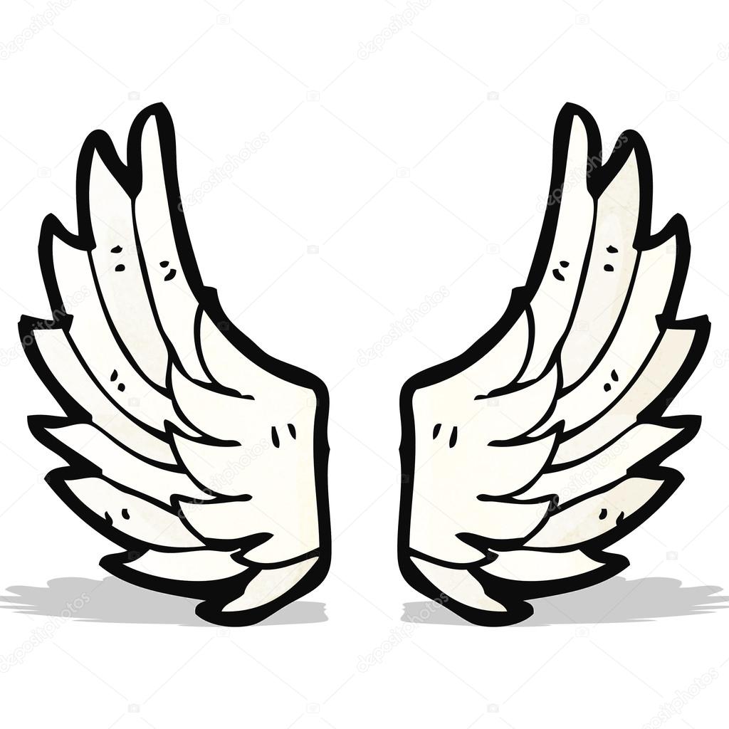 Dibujos animados alas de ángel Vector de stock por ©lineartestpilot ...