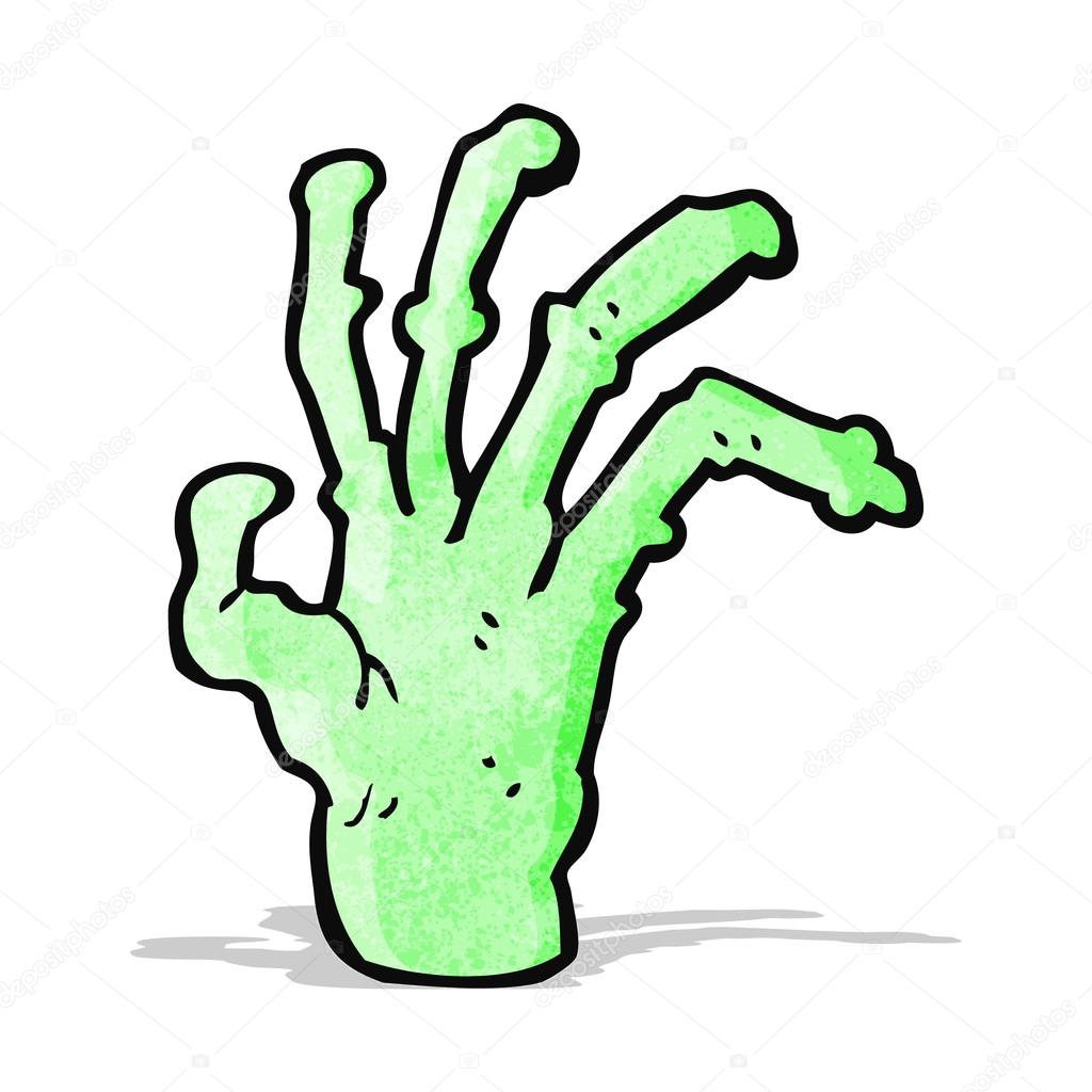 Cartoon Zombie Hand