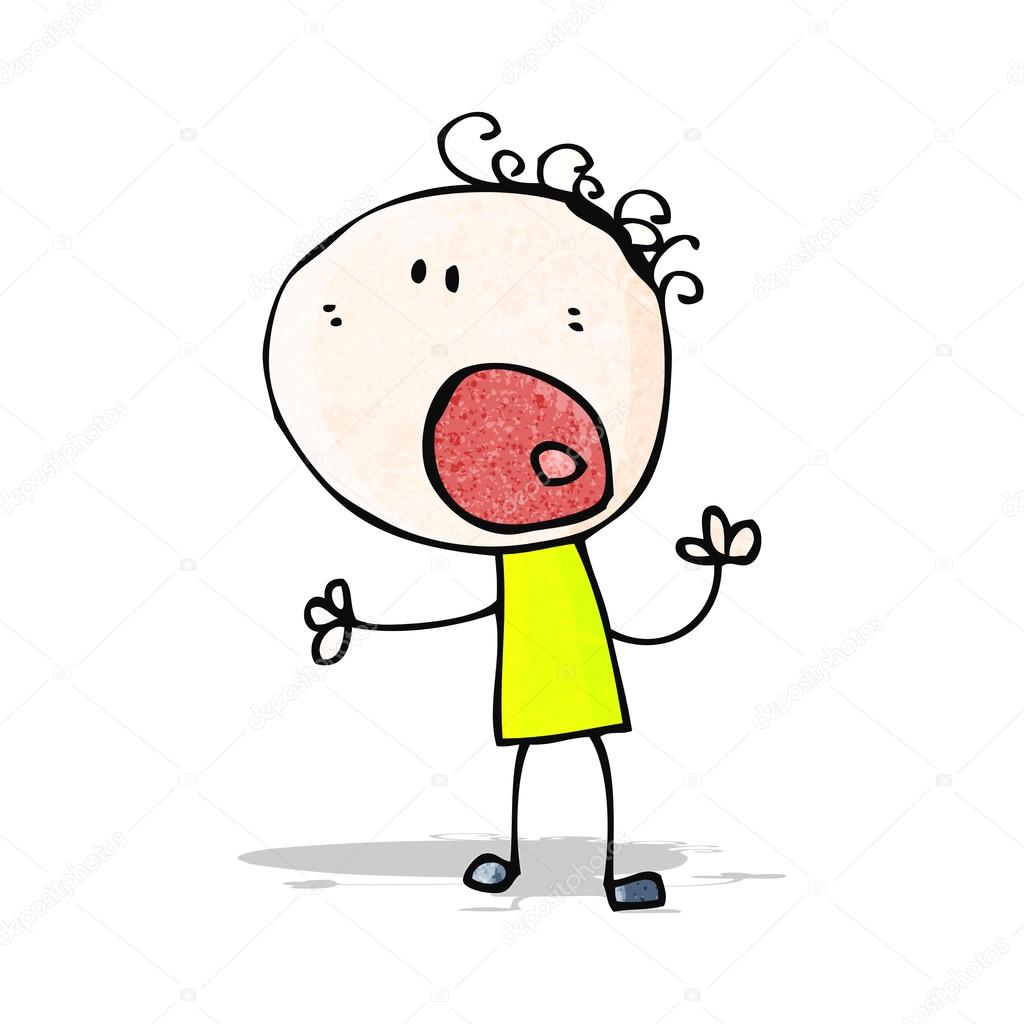 Cartoon complaining boy Stock Vector Image by ©lineartestpilot #56332229