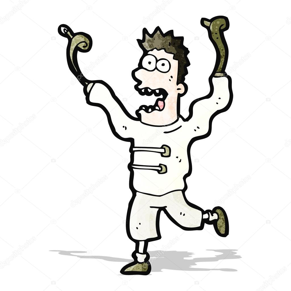 Hyper Person Cartoon