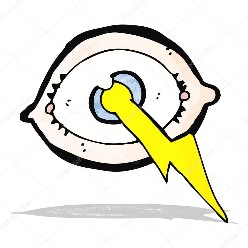 Cartoon lightning strike eye Stock Vector Image by ©lineartestpilot ...