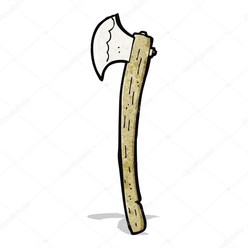 Cartoon axe Stock Vector by ©lineartestpilot 56343109