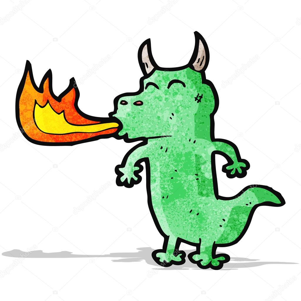 Cartoon funny dragon Stock Vector by ©lineartestpilot 56914227