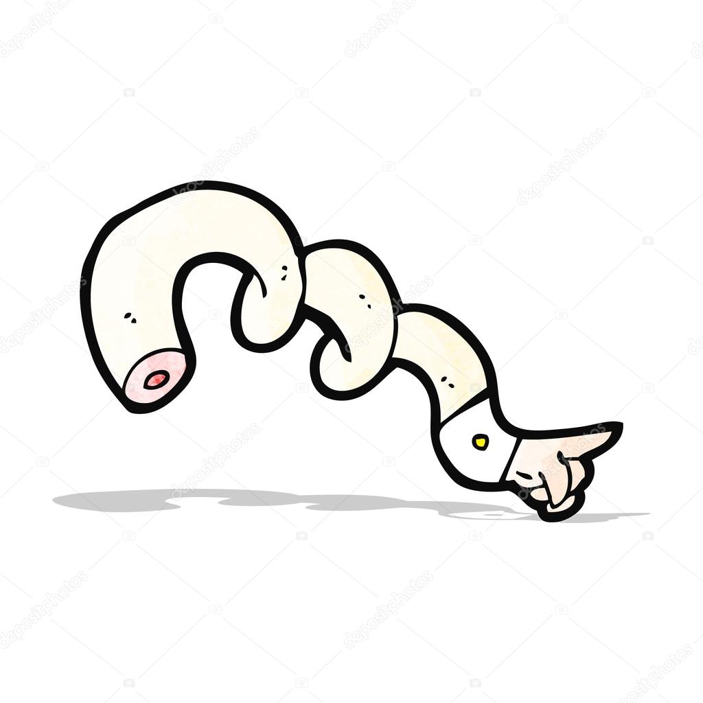 Pointing arm symbol cartoon Stock Vector Image by ©lineartestpilot ...