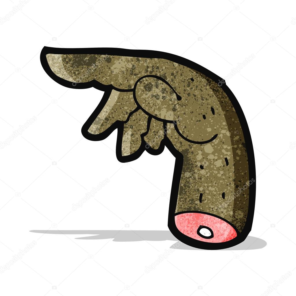 Pointing hand cartoon sign Stock Vector Image by ©lineartestpilot #56915977