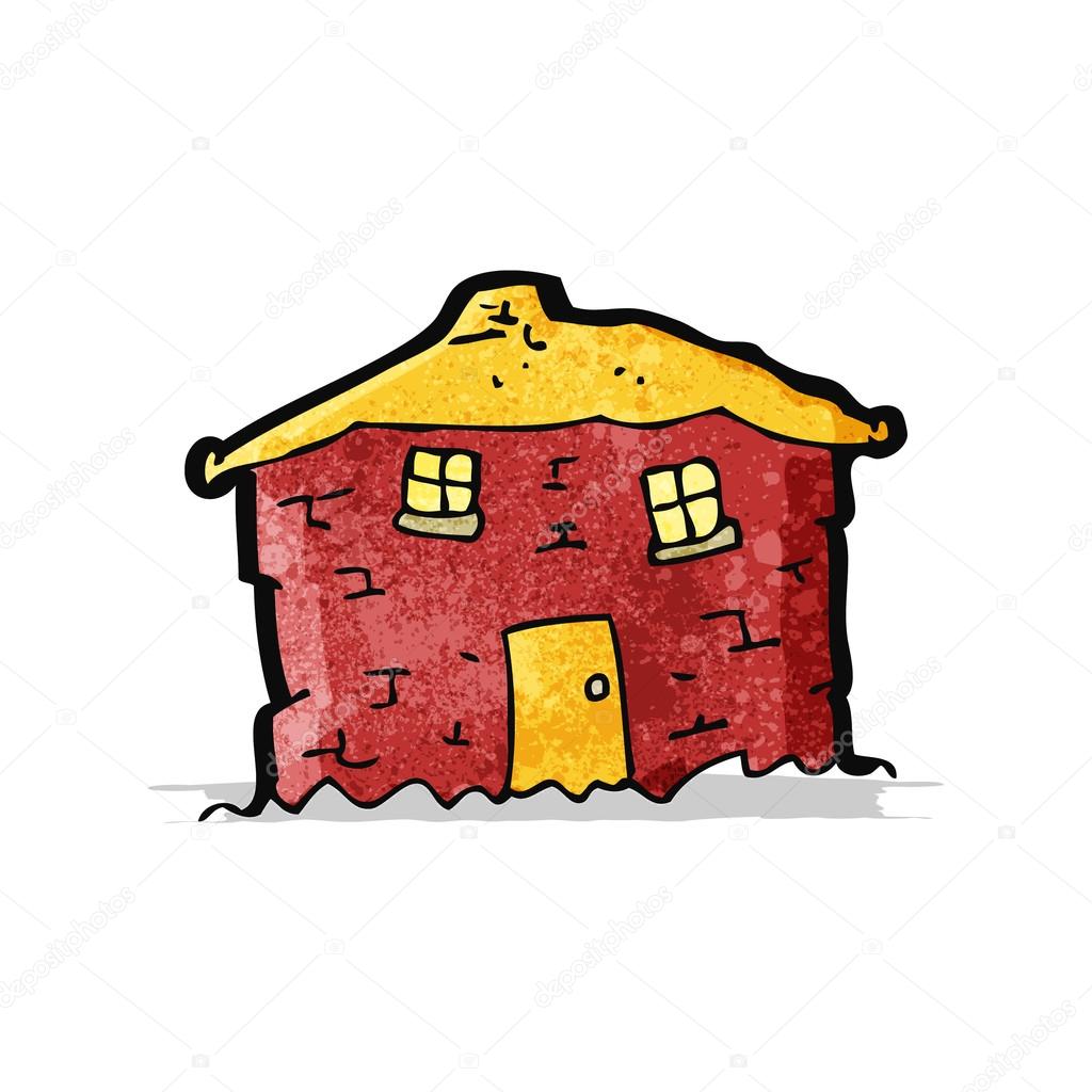 Old tumbledown house cartoon Stock Vector Image by ©lineartestpilot ...