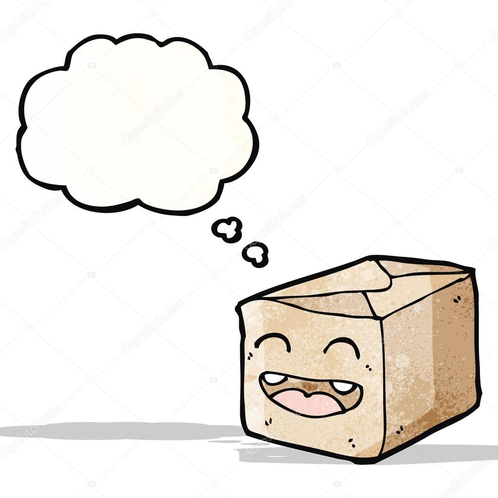 Cartoon grinning box Stock Vector by ©lineartestpilot 57798367