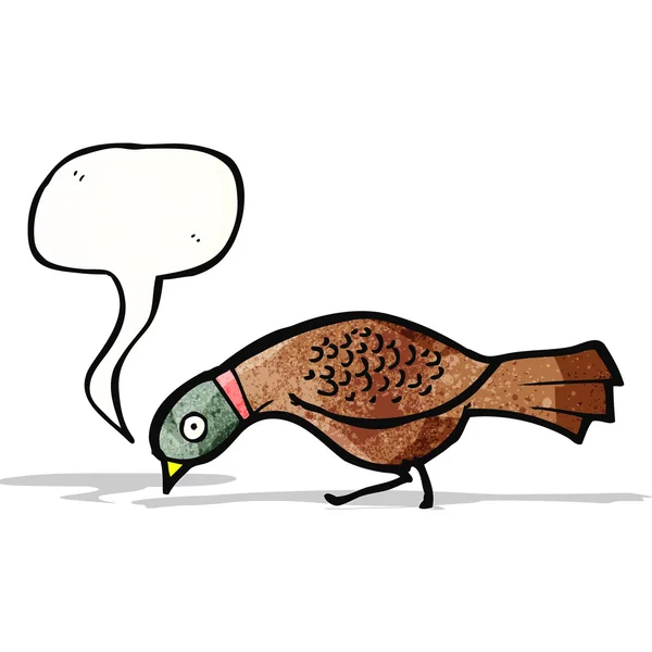 Funny pheasant cartoon — Stock Vector © lineartestpilot #21568757