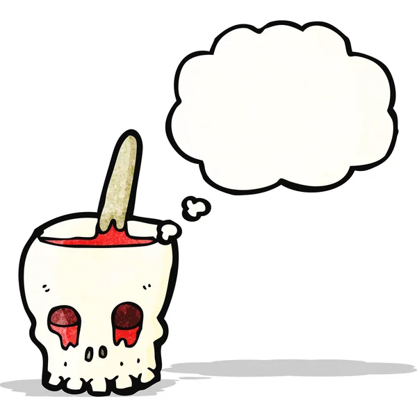 Cartoon gross skull bowl Stock Vector by ©lineartestpilot 58076879