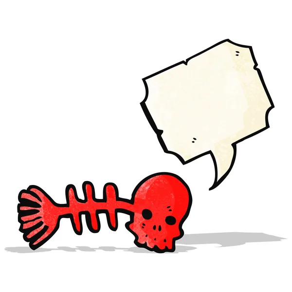 Cartoon spooky fish bones Stock Vector by ©lineartestpilot 59592171