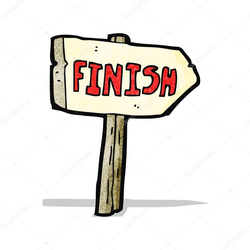 Cartoon-Finish - Vektorgrafik: lizenzfreie Grafiken © lineartestpilot ...