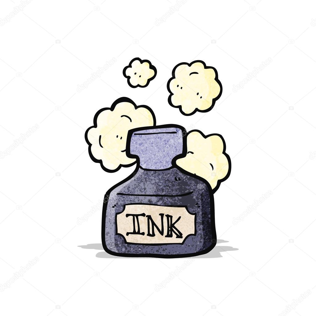 Cartoon ink pot Stock Vector Image by ©lineartestpilot #58066449