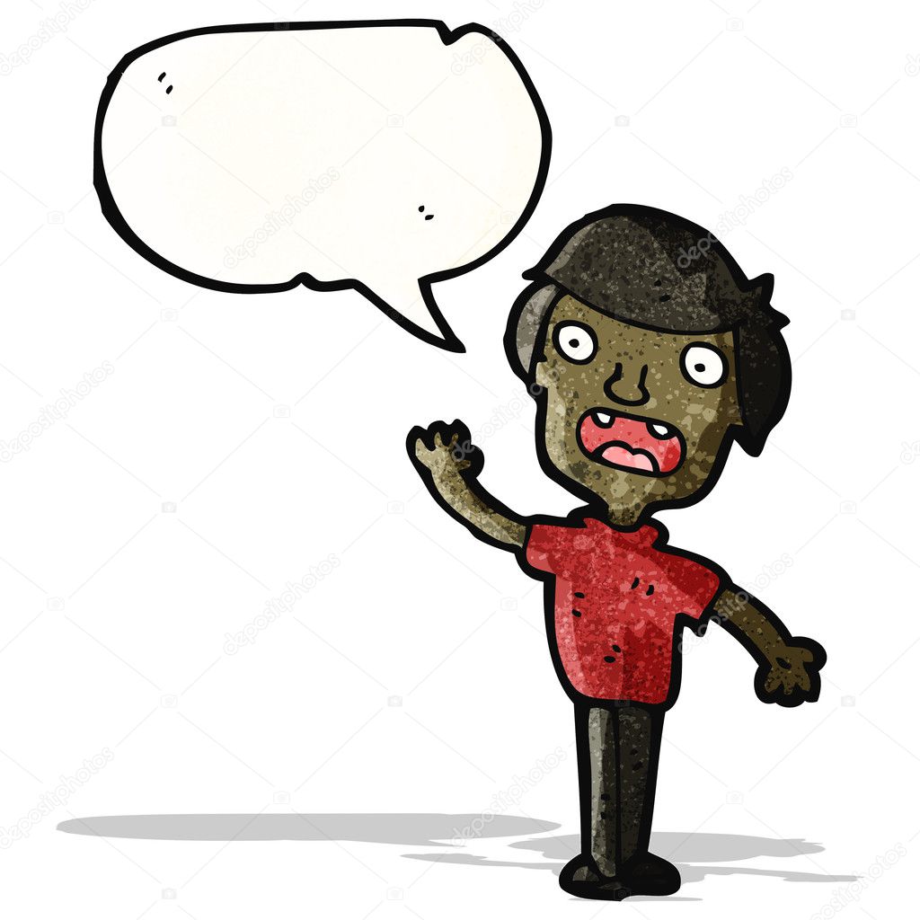 Cartoon man talking Stock Vector by ©lineartestpilot 58071517