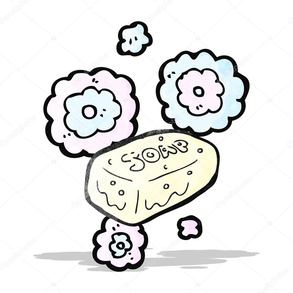 Cartoon bar of soap Stock Vector by ©lineartestpilot 58072857