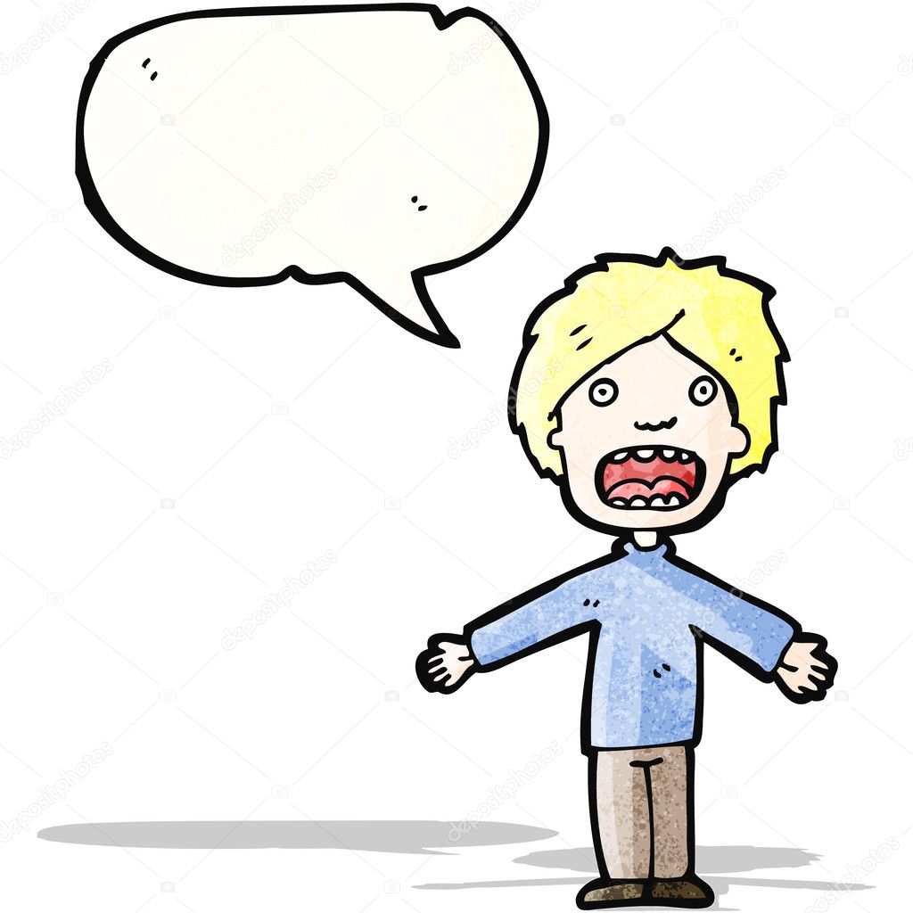 Cartoon shocked boy Stock Vector Image by ©lineartestpilot #58075225