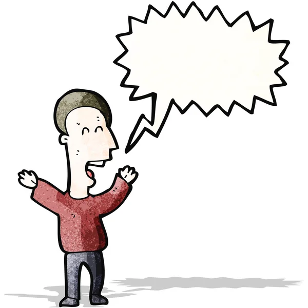 Cartoon singing man Stock Vector by ©lineartestpilot 61140311