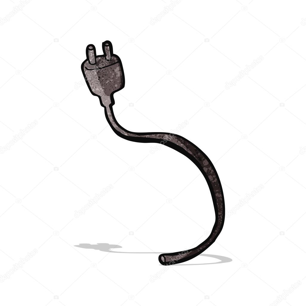 Cartoon electrical plug Stock Vector Image by ©lineartestpilot #59591275