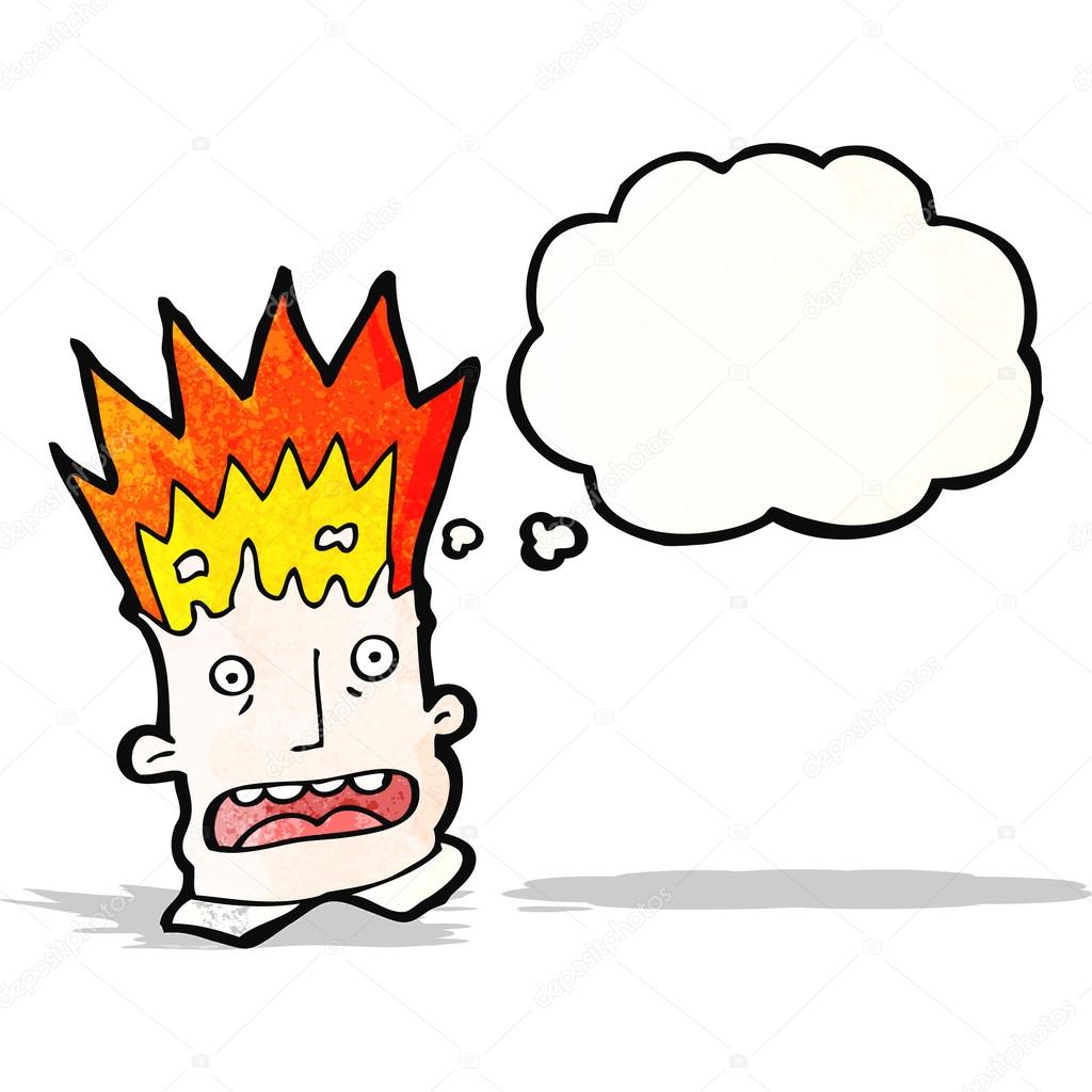 Cartoon man with exploding head Stock Vector Image by ©lineartestpilot ...