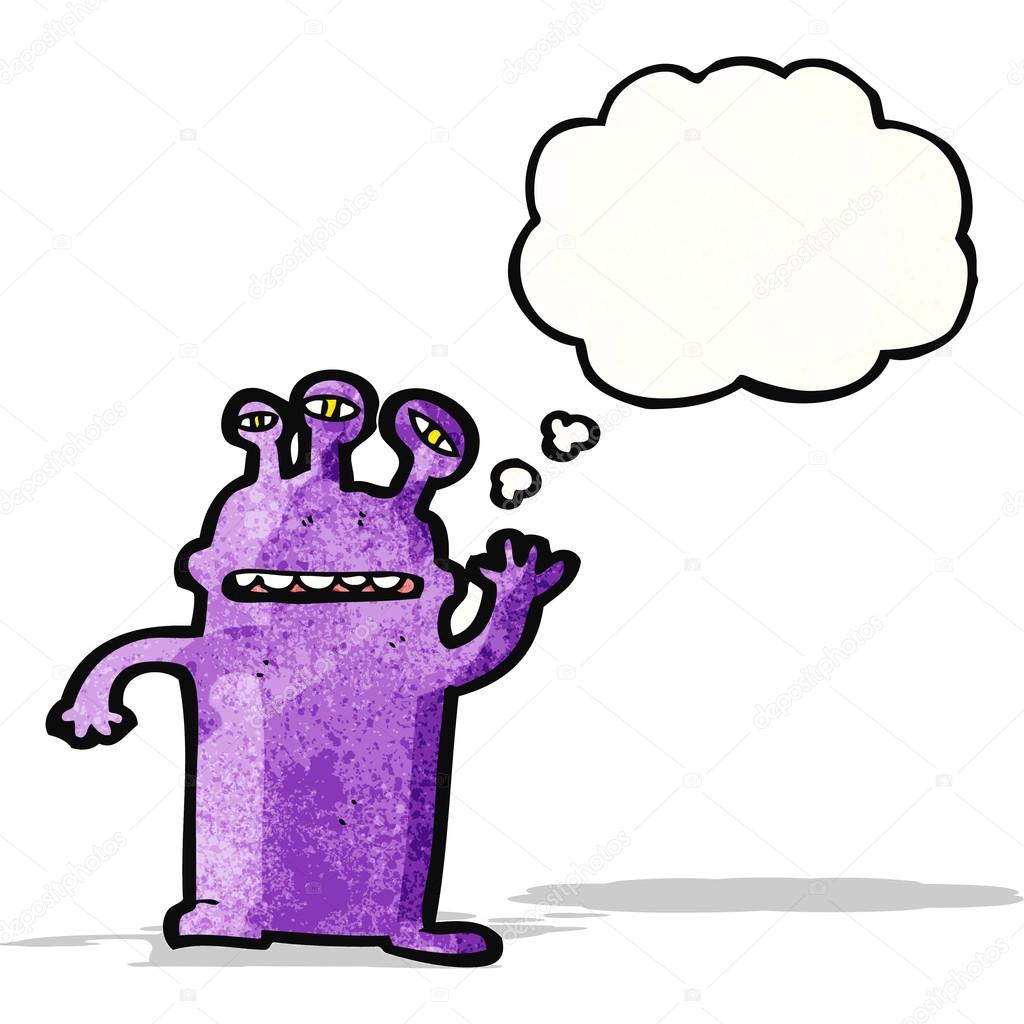 Cartoon friendly alien Stock Vector by ©lineartestpilot 59595781