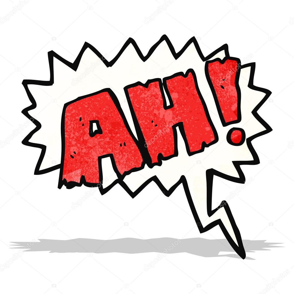 Cartoon ah! shout Stock Vector Image by ©lineartestpilot #59598085