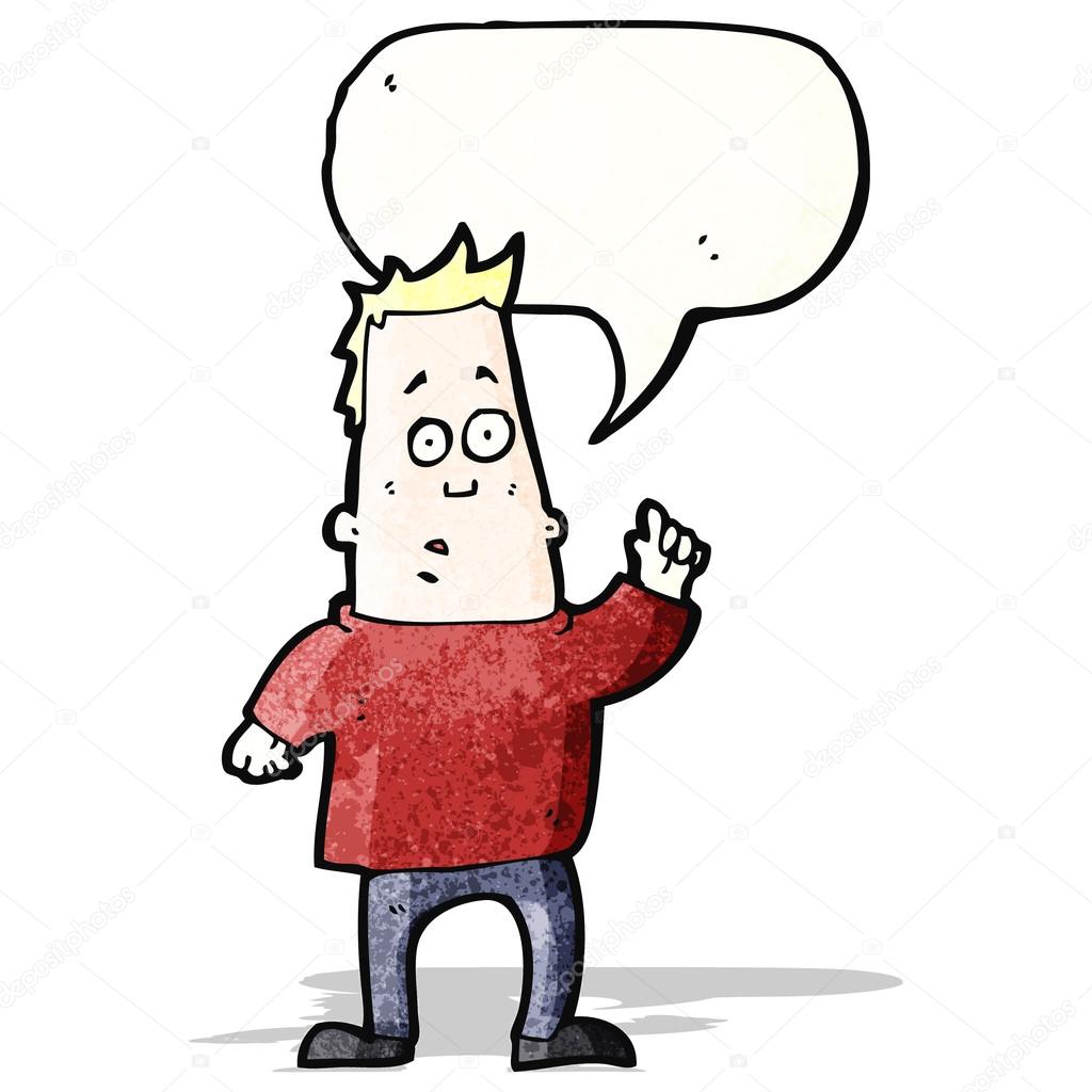 Cartoon man asking question Stock Vector by ©lineartestpilot 59606177