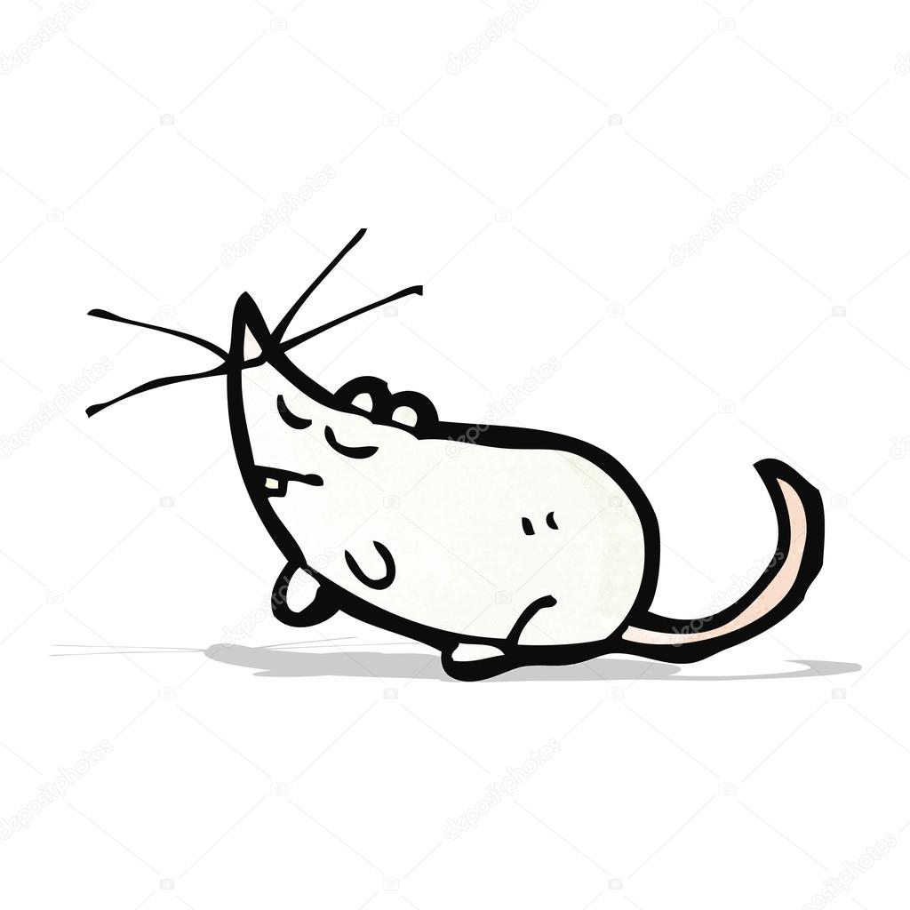 Cartoon white mouse Stock Vector by ©lineartestpilot 59619387