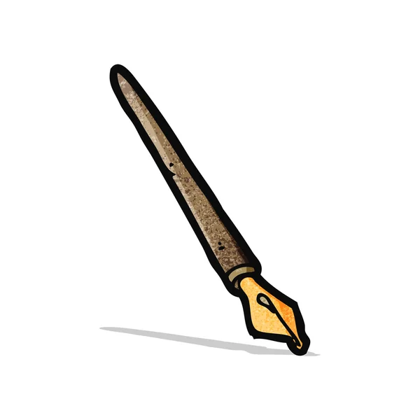 Cartoon old fountain pen — Stock Vector © lineartestpilot #56919331