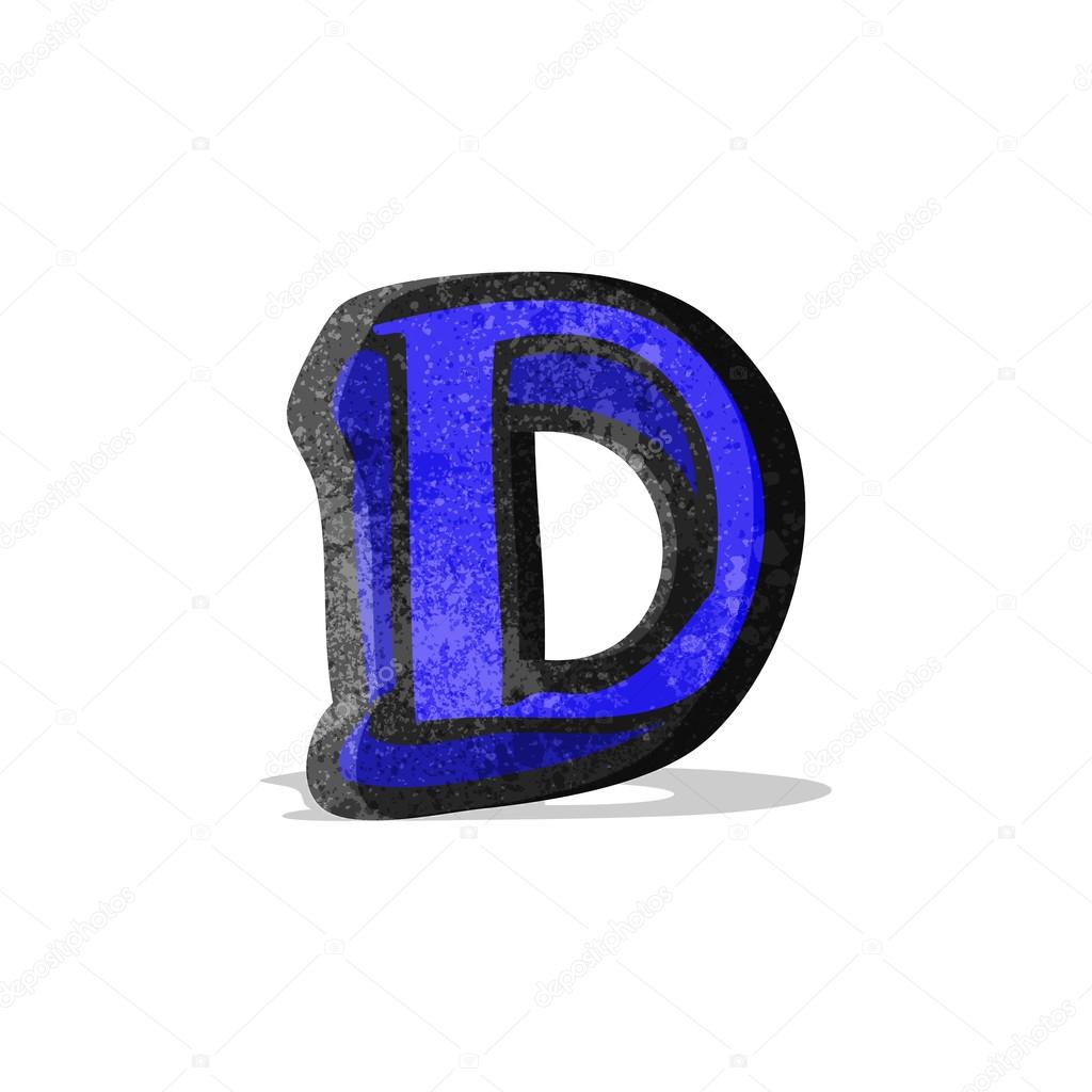 Carta de dibujos animados d Vector de stock #59625957 de ©lineartestpilot