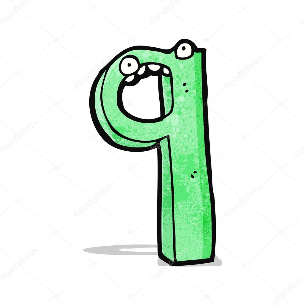 Cartoon number nine Stock Vector Image by ©lineartestpilot #59627243