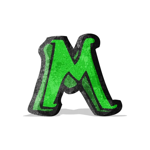 Cartoon letter m Stock Vector by ©lineartestpilot 14922677