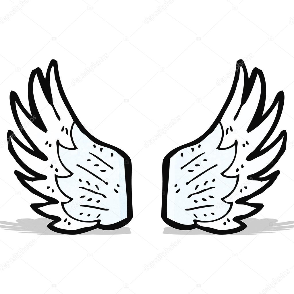 Dibujos animados alas de ángel Vector de Stock de ©lineartestpilot 59630637