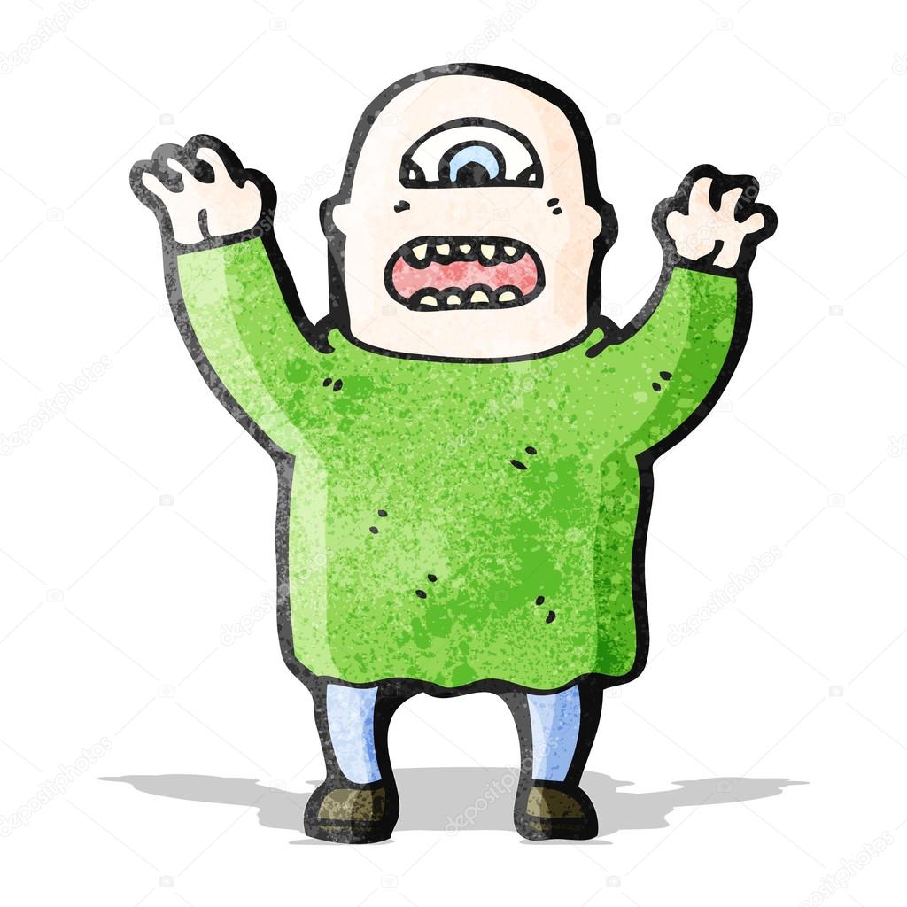 Cartoon cyclops Stock Vector Image by ©lineartestpilot #59630755