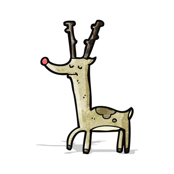 Cartoon rudolf red nosed reindeer Stock Vector by ©lineartestpilot 54457723