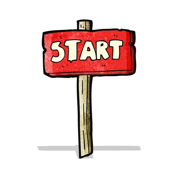 Cartoon start sign Stock Vector by ©lineartestpilot 59644821