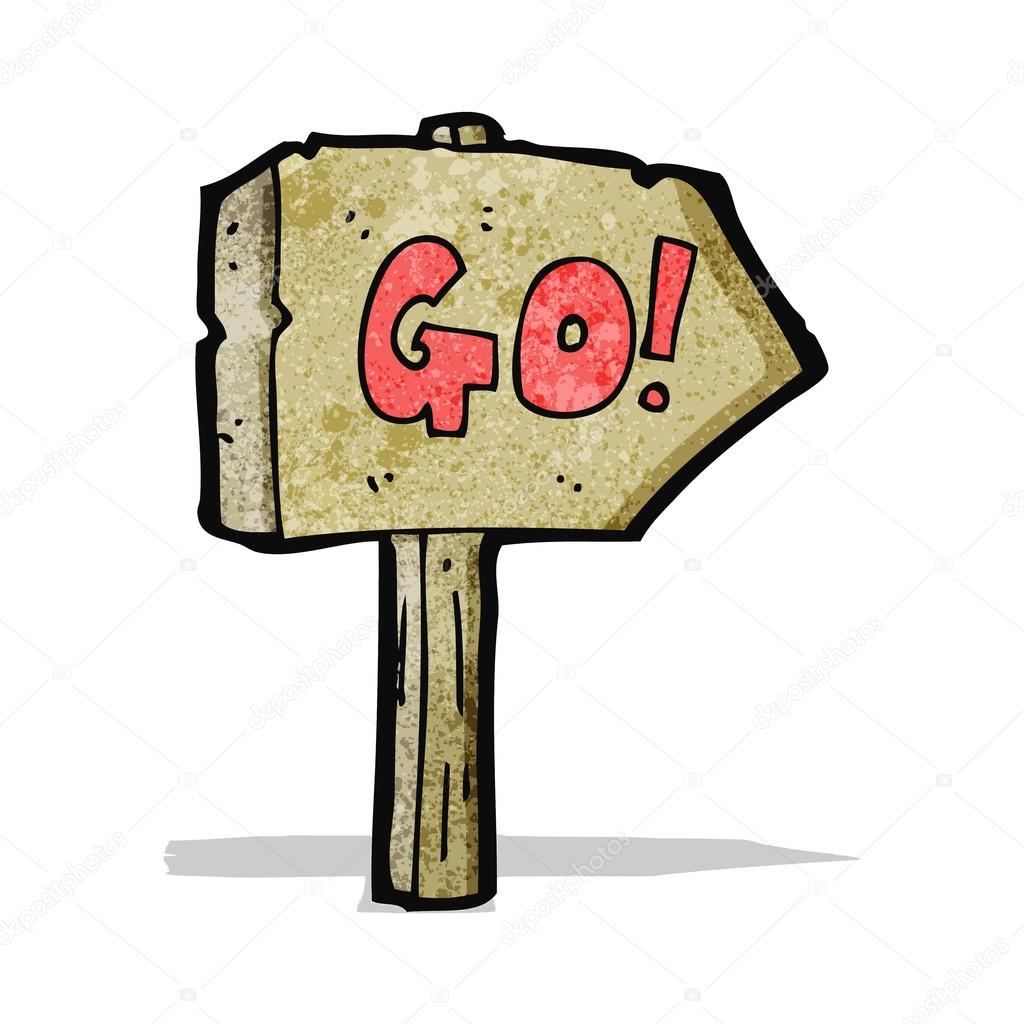 Go Sign Cartoon Cartoon Race Start Sign Stock Illustration Download