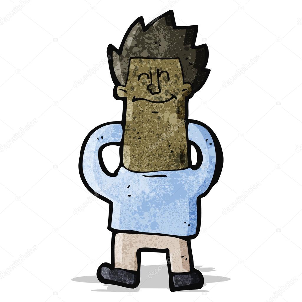 Cartoon man relaxing Stock Vector Image by ©lineartestpilot #59643941